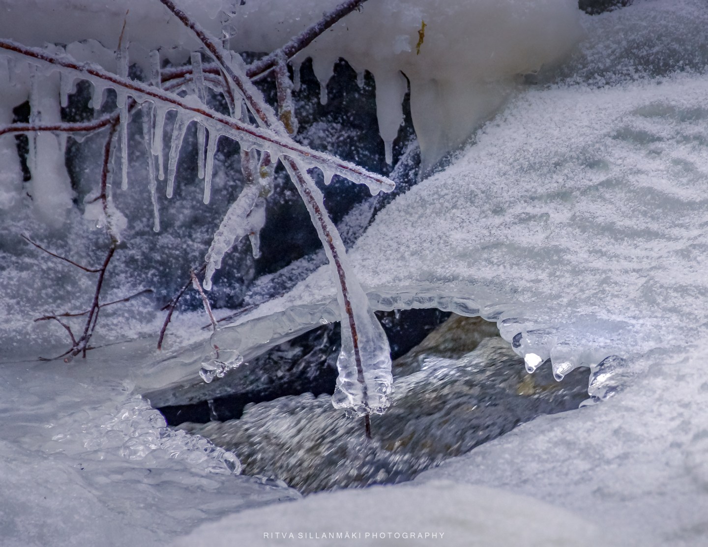 Icicles and Flowing Streams – Ritva Sillanmäki Photography